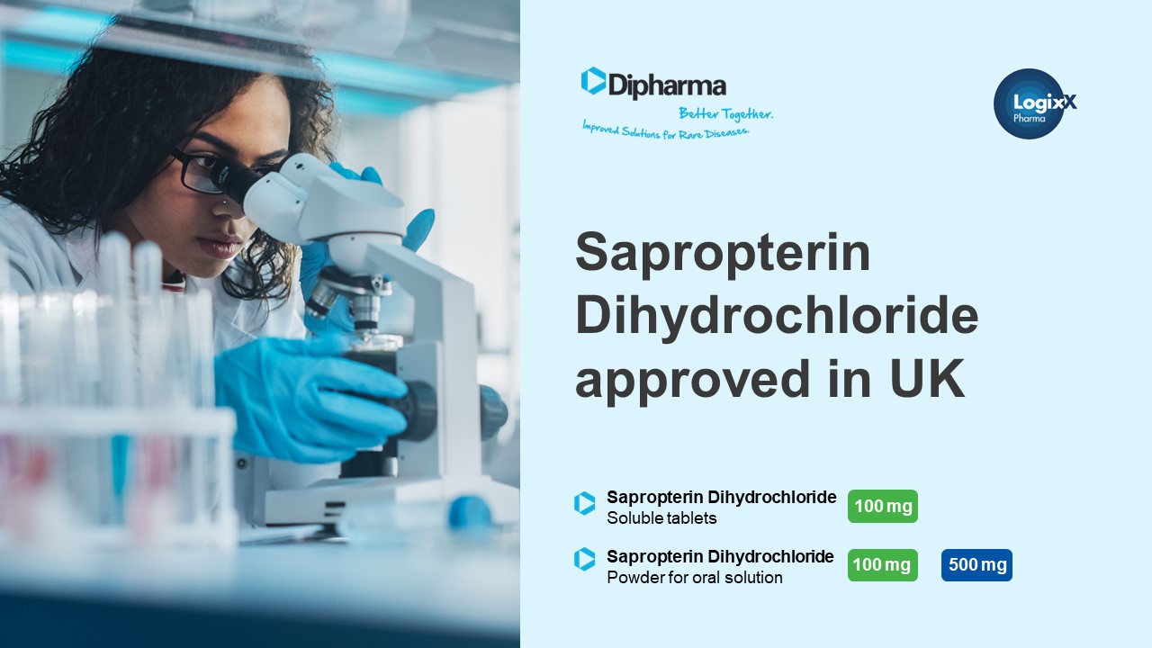 Dipharma und LogixX Pharma verkünden für das Generikum Sapropterin in ...